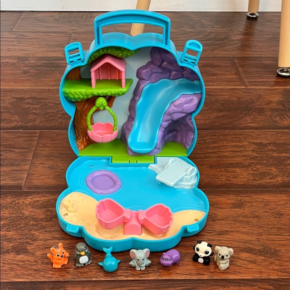 Lakeshore | Toys | Lakeshore Carry Around Animal Town Playset Case ...